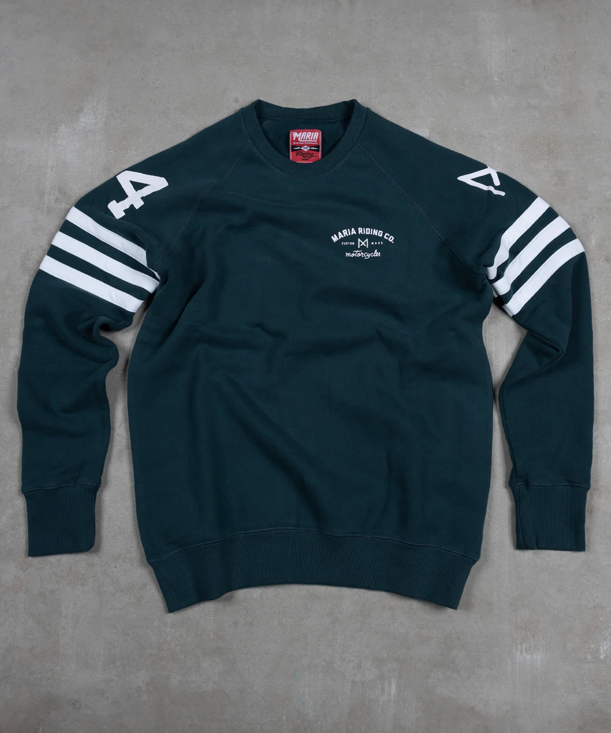 Maria Riding Petrol Blue Spades Sweatshirt | Timeless Style ...