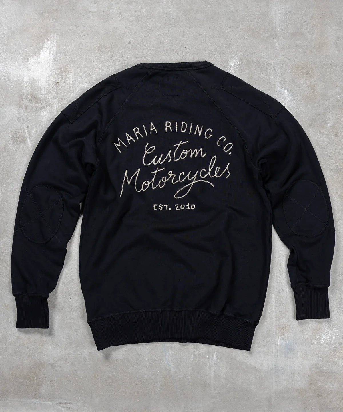 Maria Riding Black Villain Sweatshirt – Machinehead Moto